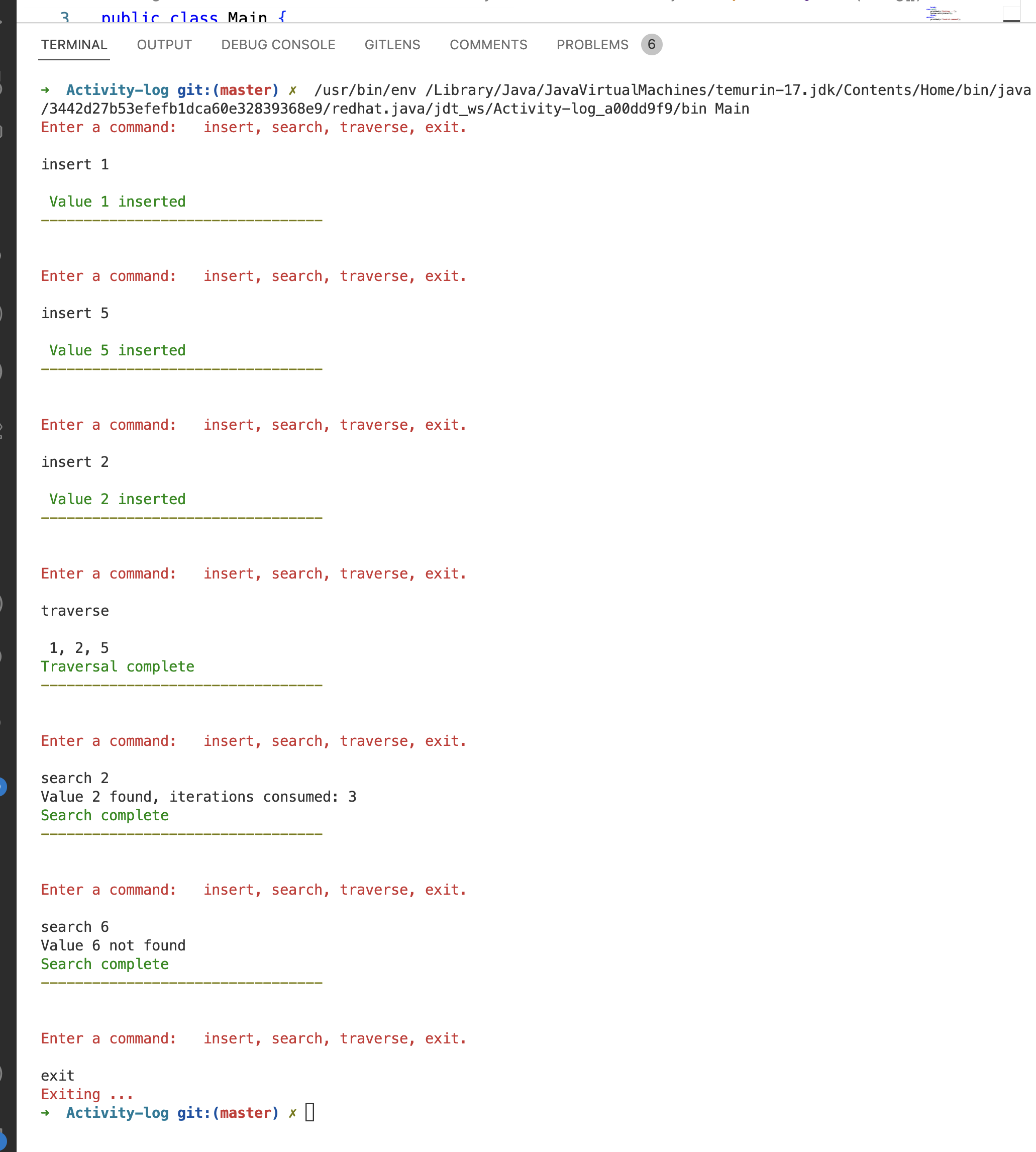 WA4. Binary Tree Search Algorithm Assignment - CS-INDEX
